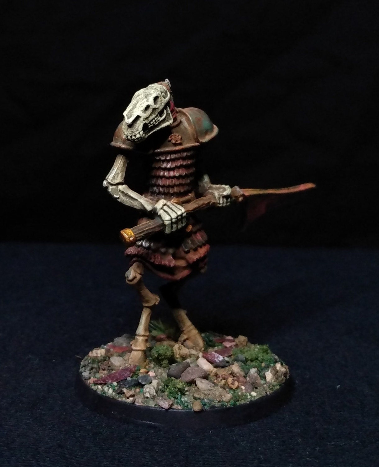 Painted Original Skeletal Equiceph Miniature From the Chainmail Game ...