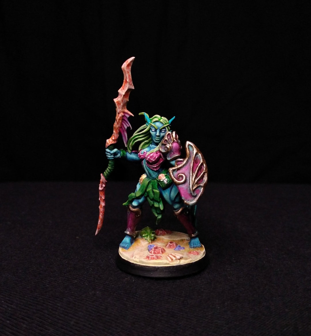 Painted Sea Elf, Triton or Merfolk for Dnd and Tabletop Rpg's - Etsy