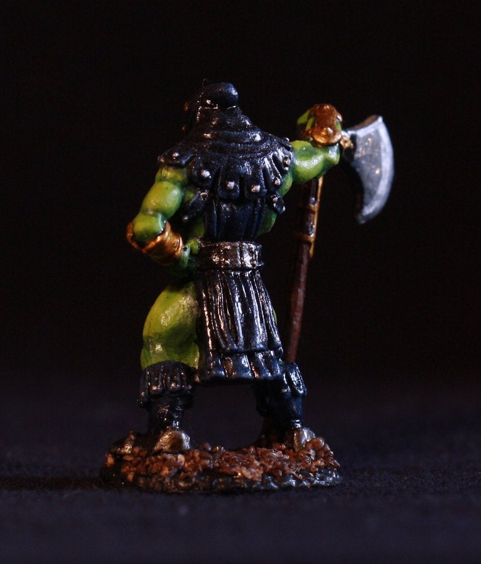 Dnd/ttrpg/pathfinder Painted Orc Logar the Executioner or Half Orc ...