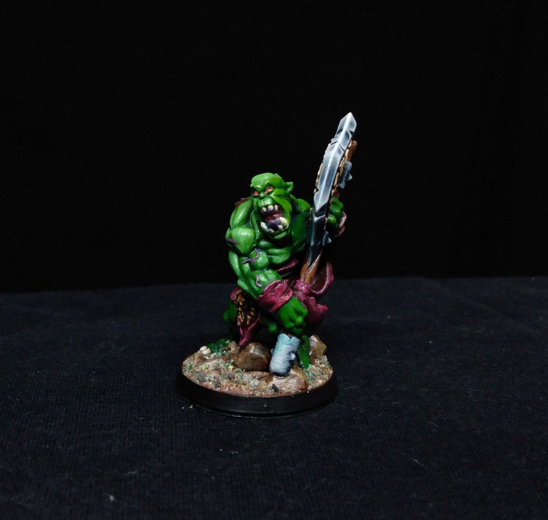 Raging Orc Berserker Mini With NMM Weapon - Etsy