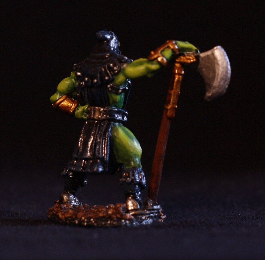 Dnd/ttrpg/pathfinder Painted Orc Logar the Executioner or Half Orc ...