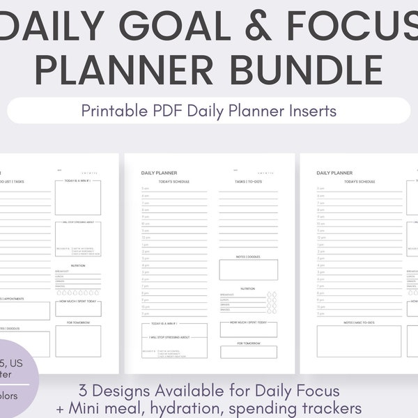 2022-2024 Life & Personal Finance Planner Printable Bundle, Budget ...