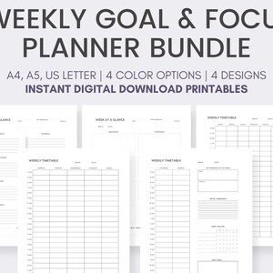 Paycheck Budgeting Printable US Letter, A4, A5 Filofax Insert Personal ...