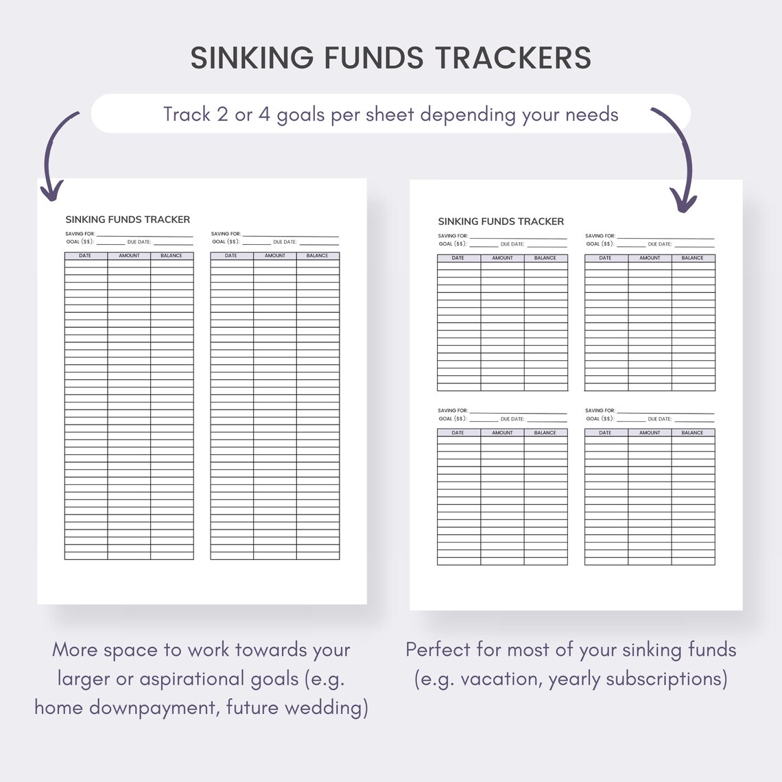 2022-2024 Life & Personal Finance Planner Printable Bundle, Budget ...