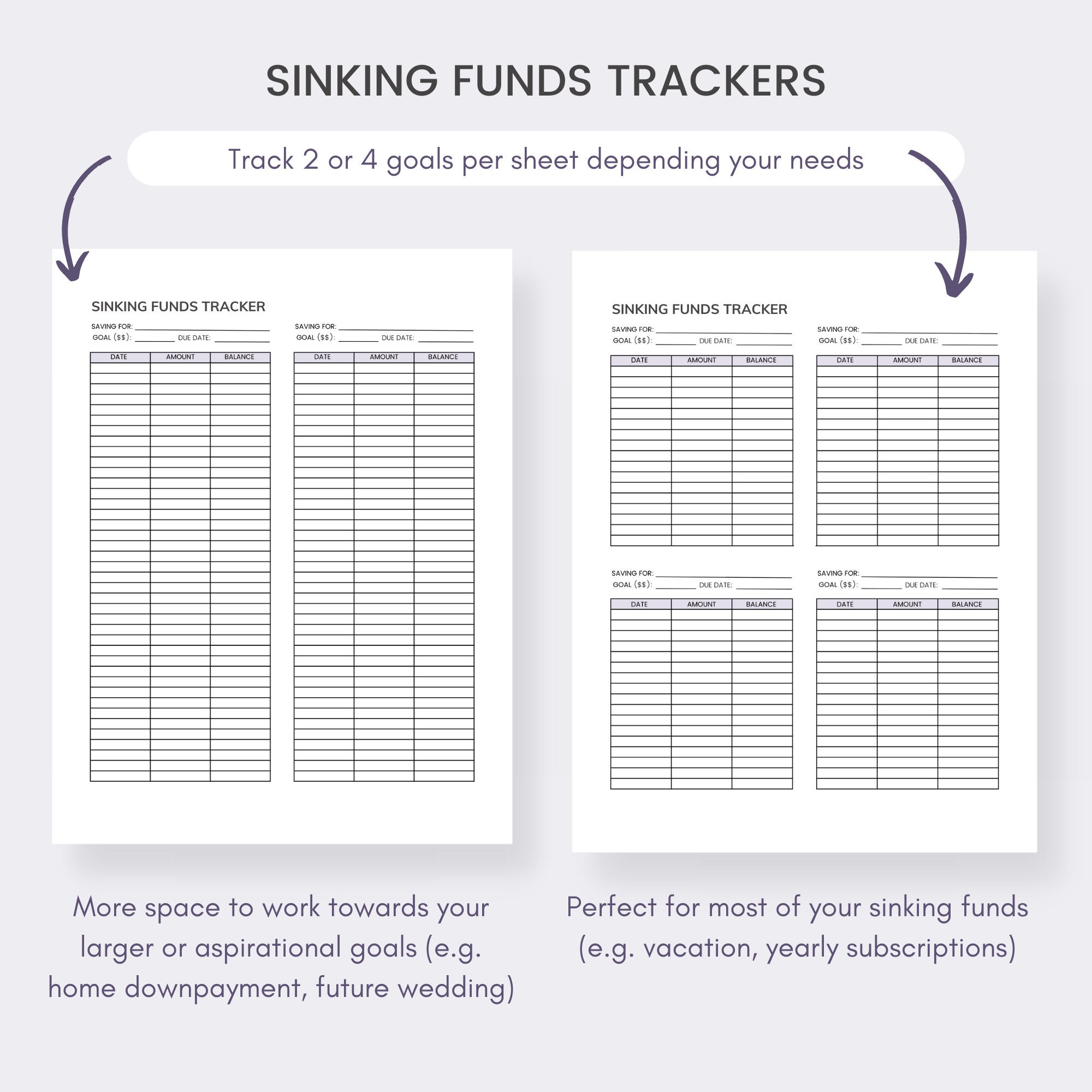 2022-2024 Life & Personal Finance Planner Printable Bundle, Budget ...