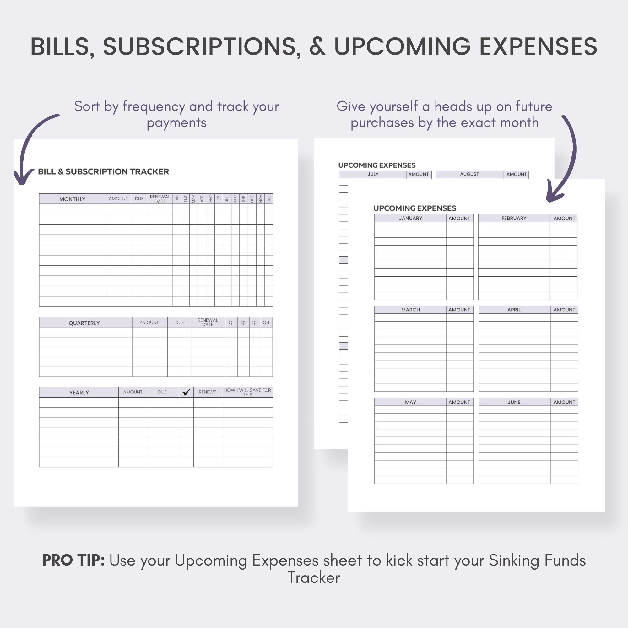 2022-2024 Life & Personal Finance Planner Printable Bundle, Budget ...