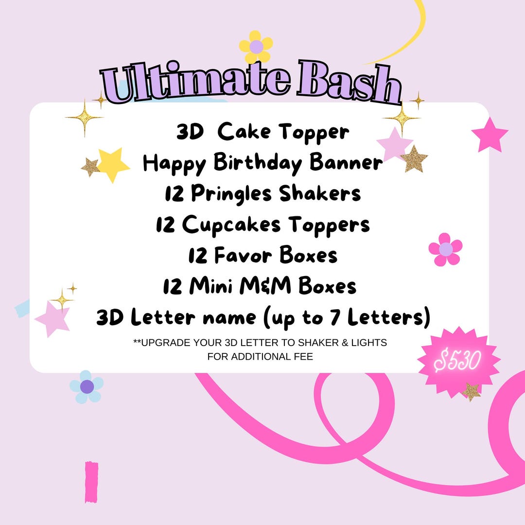 Ultimate Bash Party Bundle - Etsy