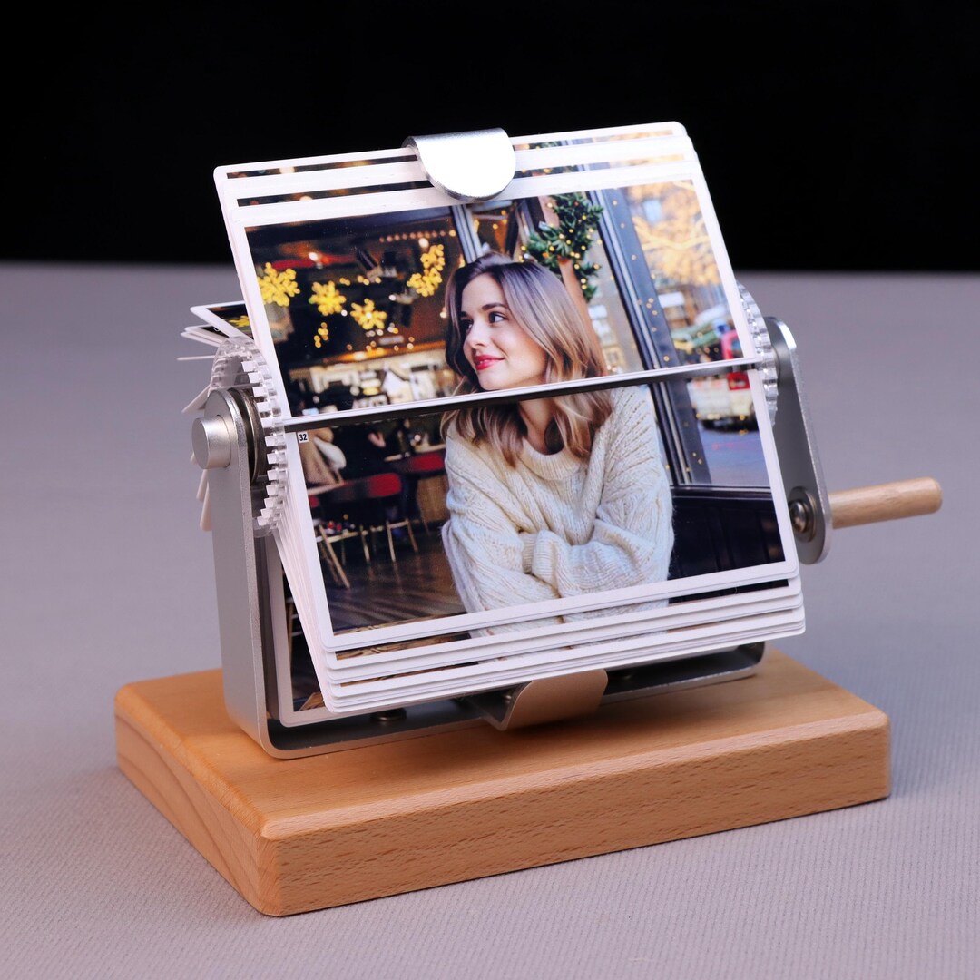 Personalized Keepsake Book Photo/video Rotating Albums, Memory in ...