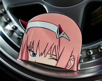 Zero Two Car Sticker | Etsy