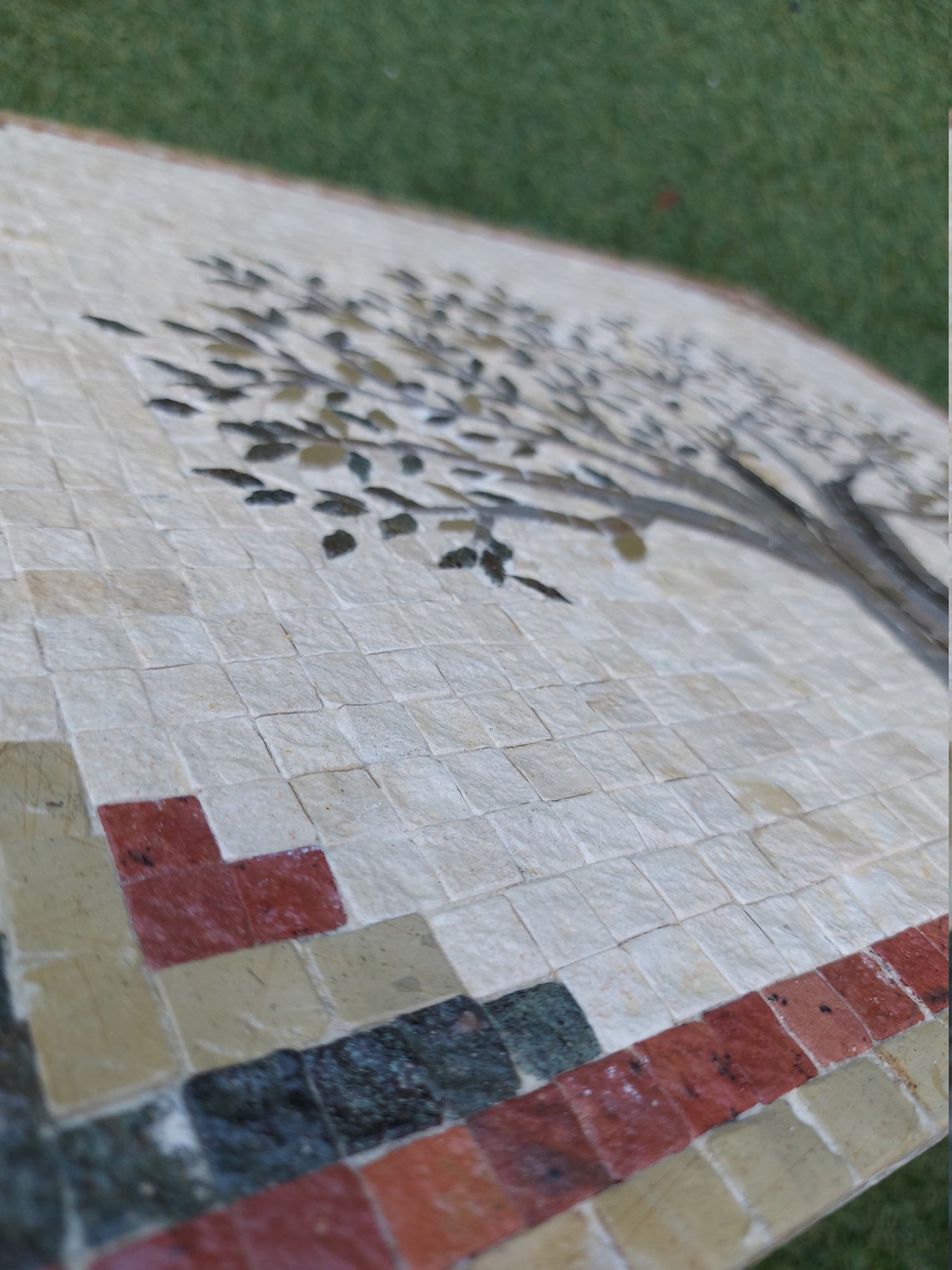 Olive Tree Kitchen Backsplash Mural Mosaic Tiles. Handcrafted Mosaic ...