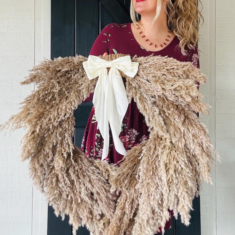 Pampas Wreath - Etsy