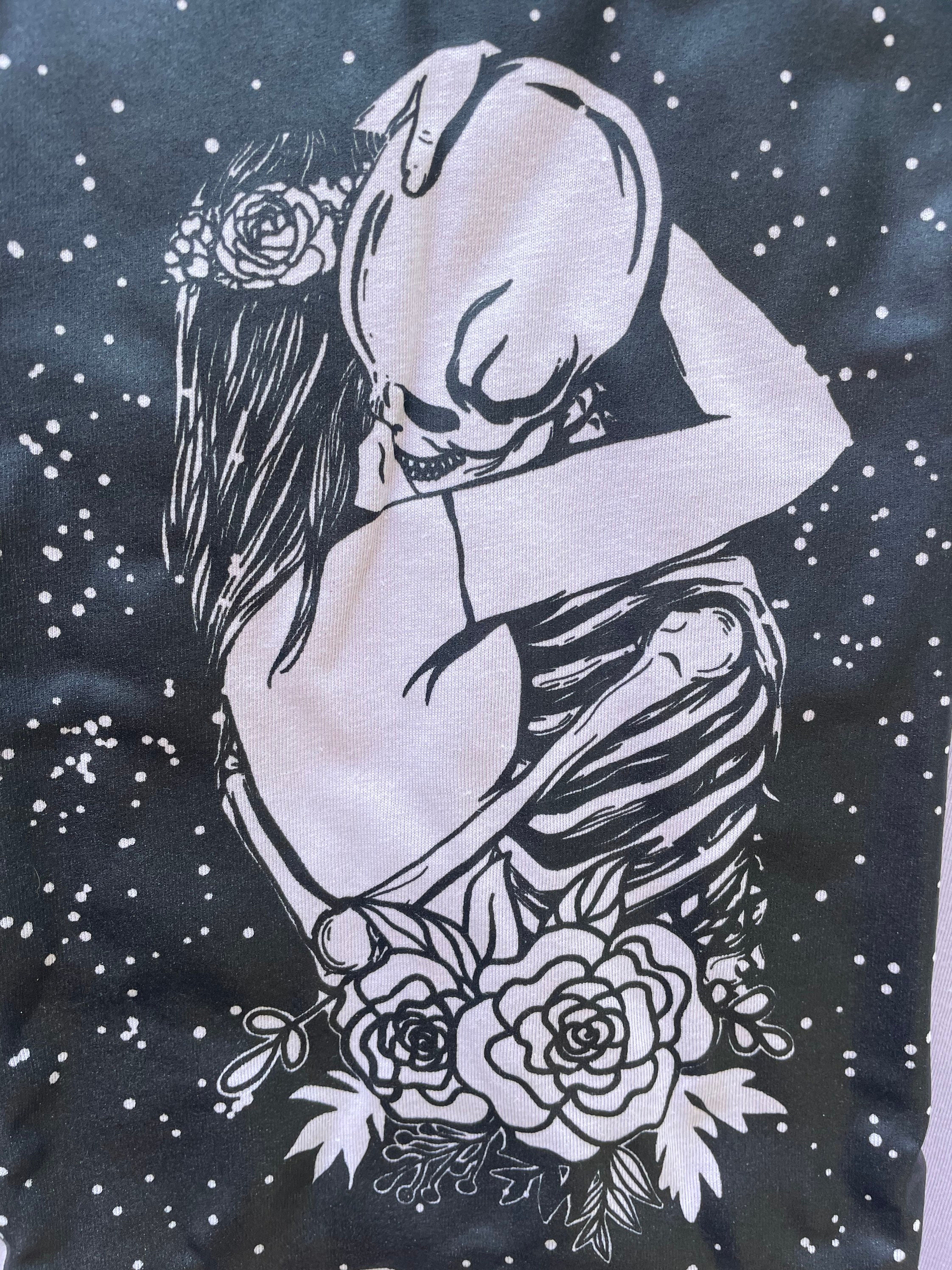 Hugging Skeleton and Girl. - Etsy