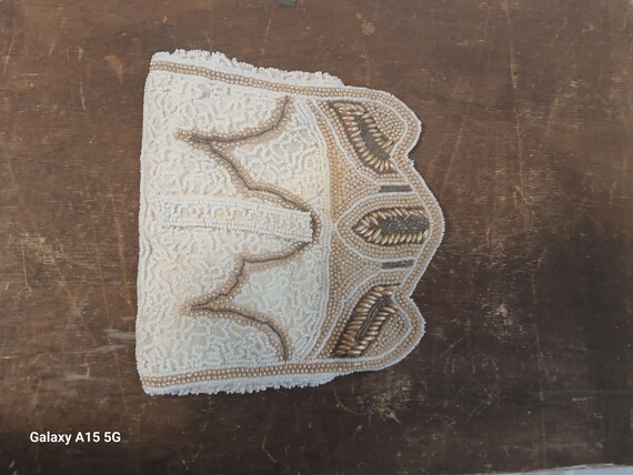 1930s NRA beaded clutch bag, NRA tag - Gem
