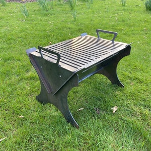 Collapsible BBQ Grill and Fire Pit. Perfect for Camping, the Beach and ...