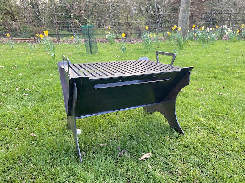 Collapsible BBQ Grill and Fire Pit. Perfect for Camping the - Etsy UK