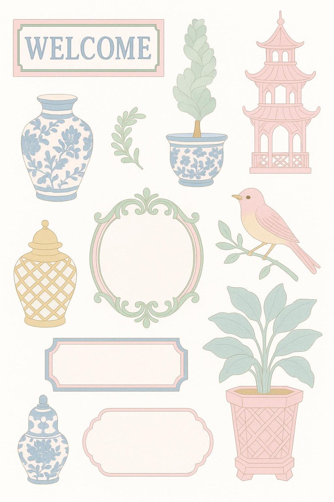 Grandmillennial Classroom Decor - Etsy