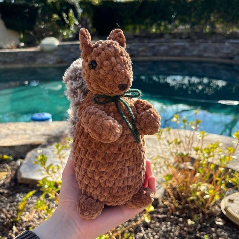 Crochet Squirrel - Etsy