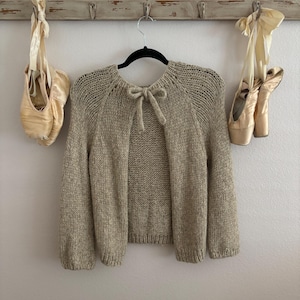 Plié Cardigan Knitting Pattern Ballet-inspired Sweater, PDF Knitting ...