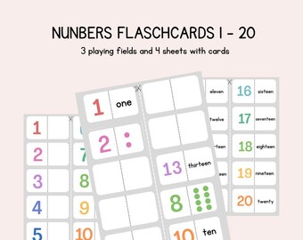 Counting to 20 Domino Activity, DIGITAL, Printable - Etsy