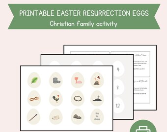 Easter Story Resurrection Eggs - Etsy