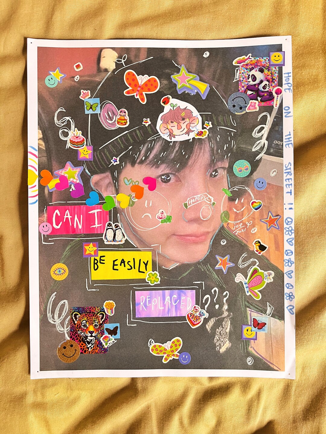 Overthinking (original Collage Artwork) - Etsy