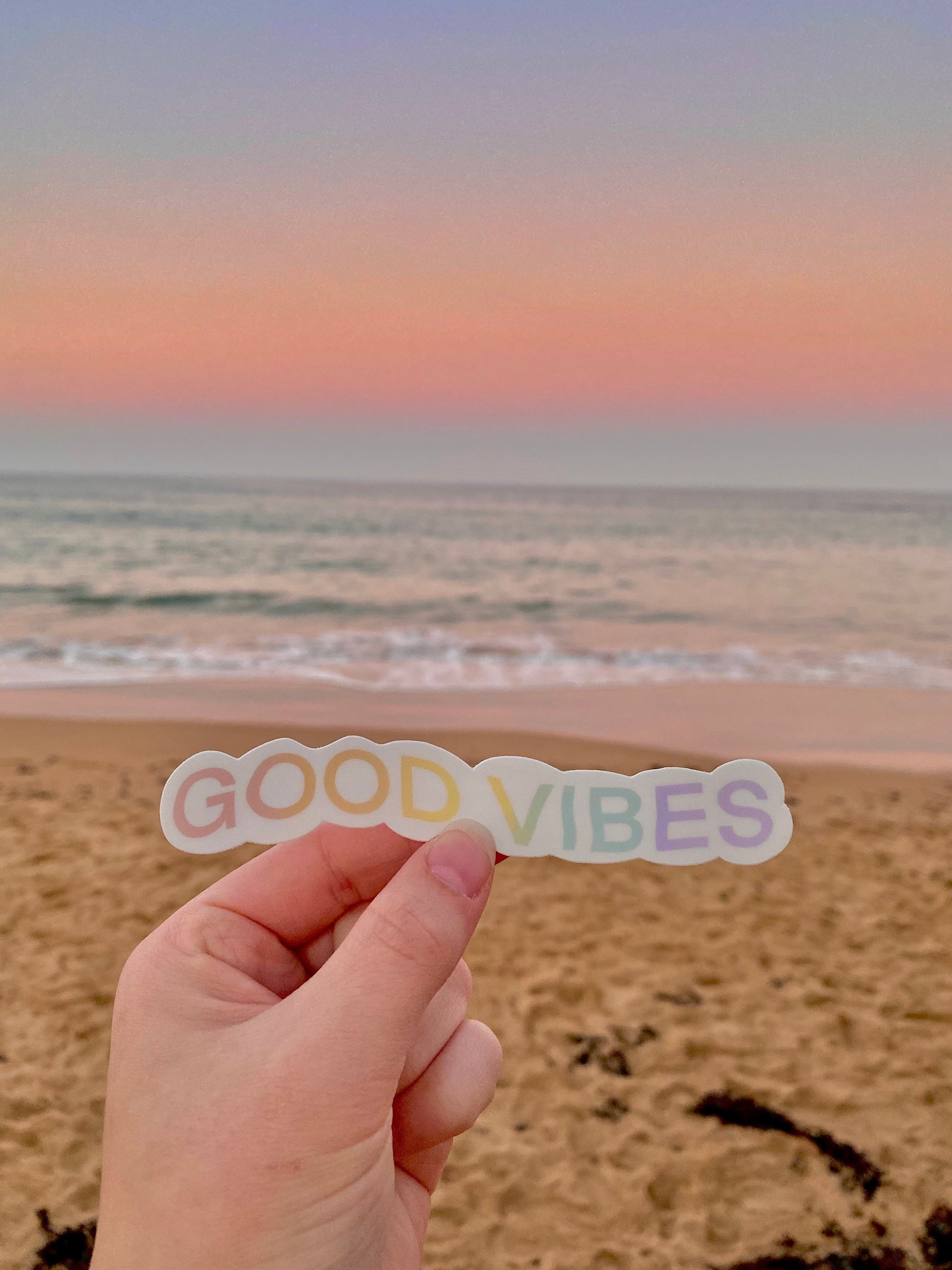 Good Vibes Sticker - Etsy