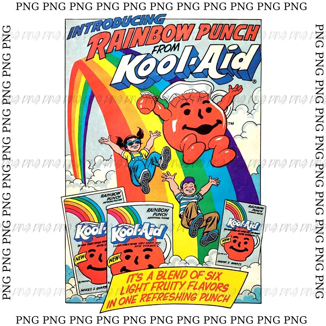 Retro 1980s Kool-aid Png, Comfort Colors Kool Aid '84 Png-funny Png ...