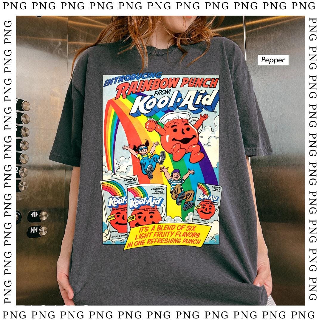 Retro 1980s Kool-aid Png, Comfort Colors Kool Aid '84 Png-funny Png ...