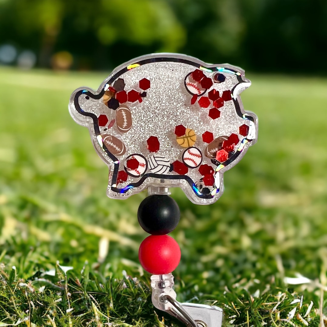 Pig Badge Reel - Etsy