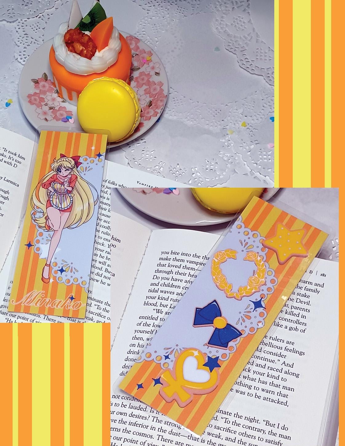 Sailor Moon Senshi Scout Cafe Bookmark Sets Inners Book Manga - Etsy