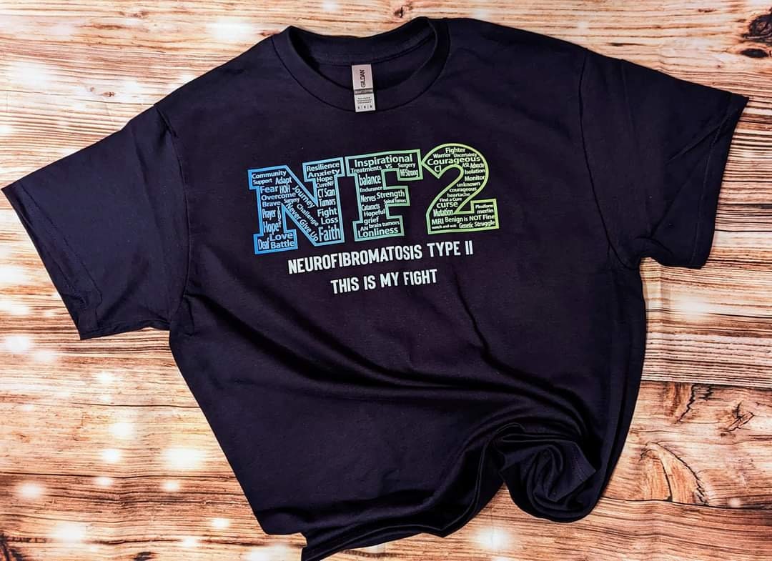 NF2 Neurofibromatosis, Never Give Up, Support, Support T Shirt, Warrior ...