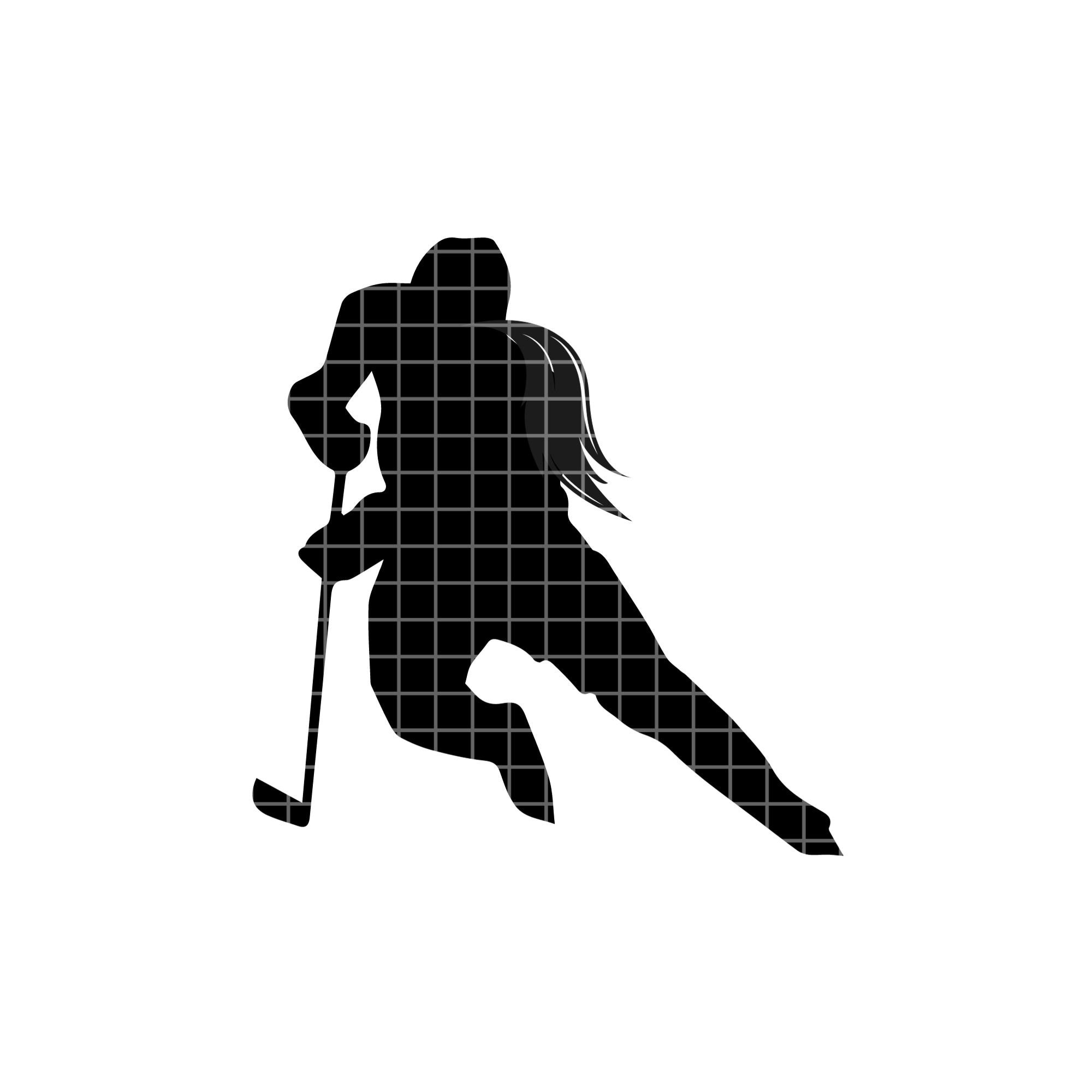 Hockey Girl Png Svg Jpg Pdf, Female Ice Hockey Player, Girl Ice Hockey ...