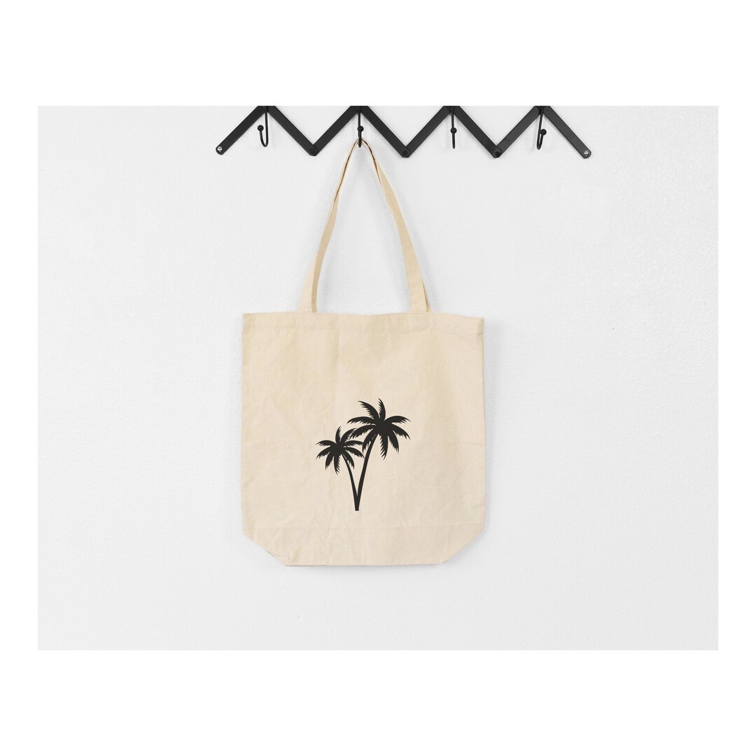 Palm Tree Tote Bag | Beach Tote Bag | Beach Bag | Palm Tree Tote ...