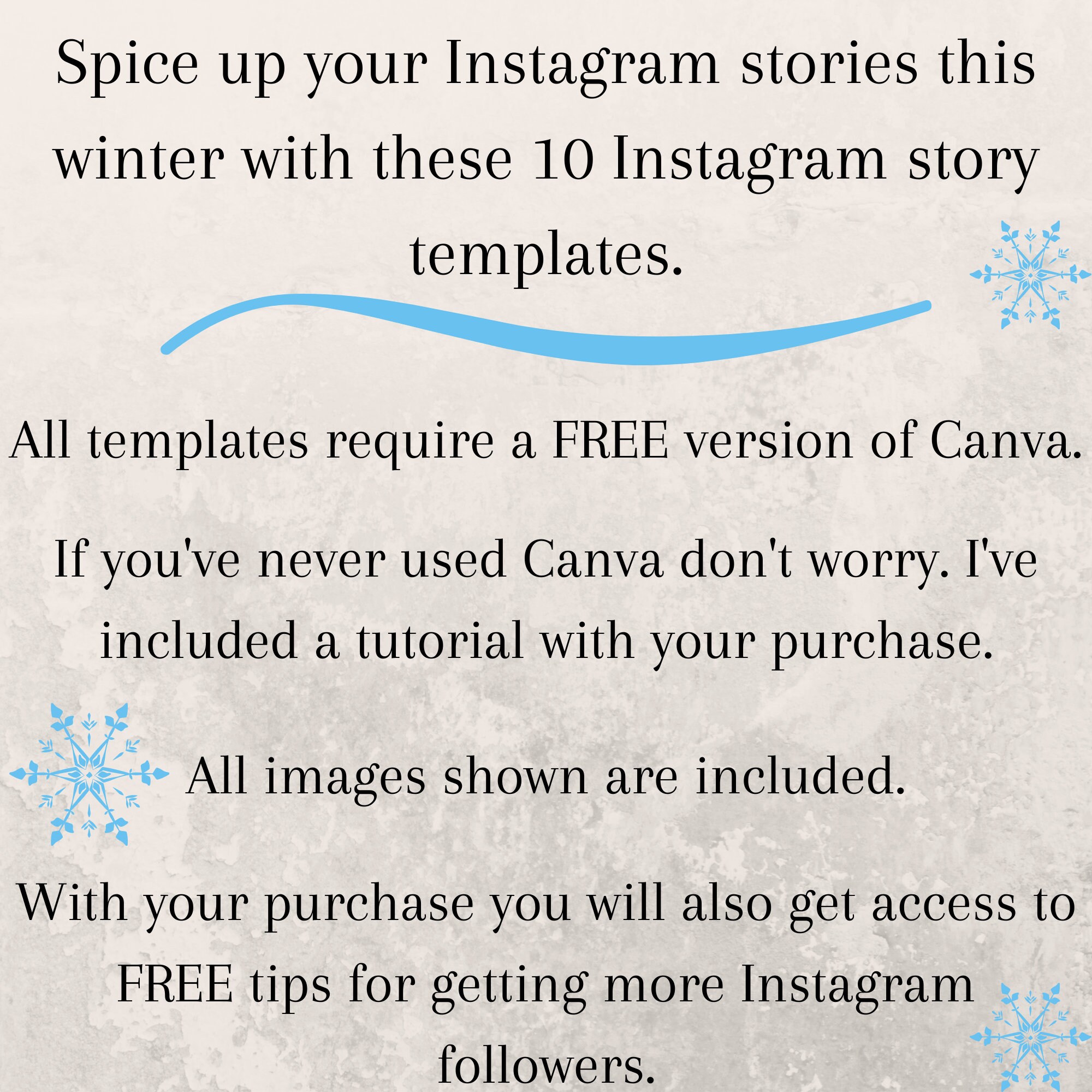 Winter Instagram Story Templates Canva Templates Winter Story Templates ...
