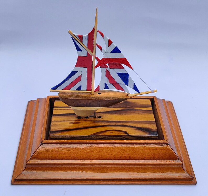 Wooden Ship Model, Ship Replica, Model Sailing Boat, Vintage Handmade ...