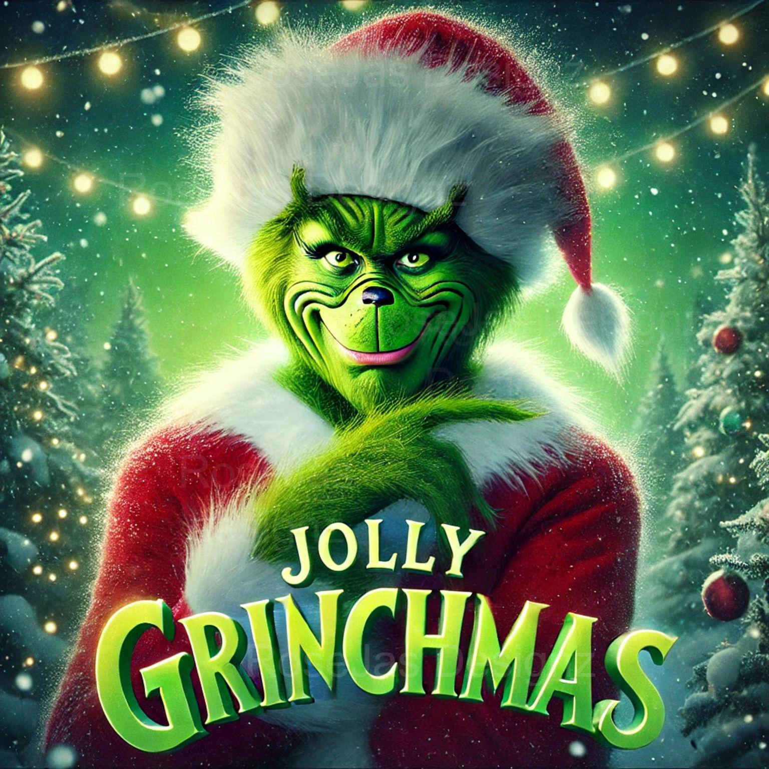 Grinch Christmas PNG SVG, Jolly Grinchmas Design (digital Download) - Etsy