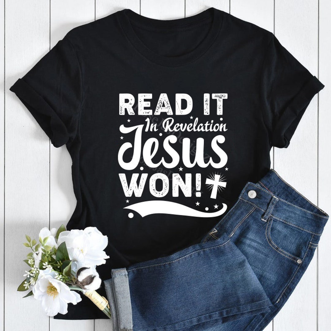 Jesus Won Revelation PNG - Christian T-shirt Design (digital Download ...