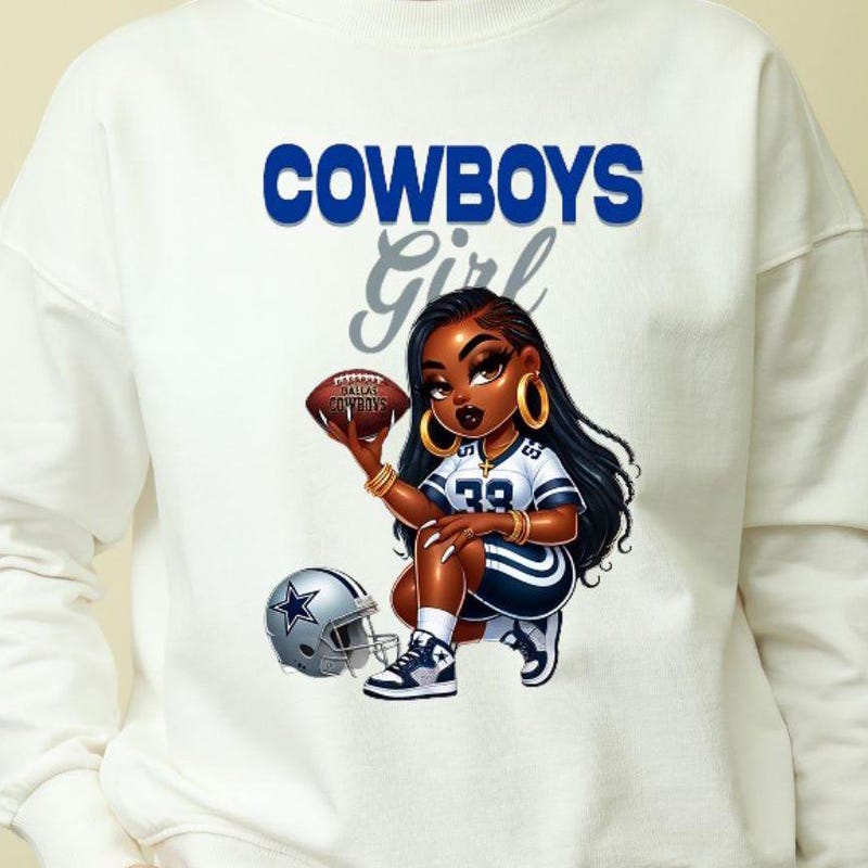 Dallas Cowboys Girl Svg - Etsy