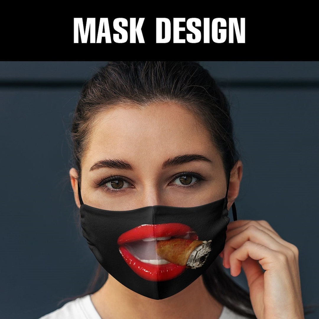 Cigar Mask Design PNG, Funny, Humorous Design, Funny Jokes, Mask Design ...