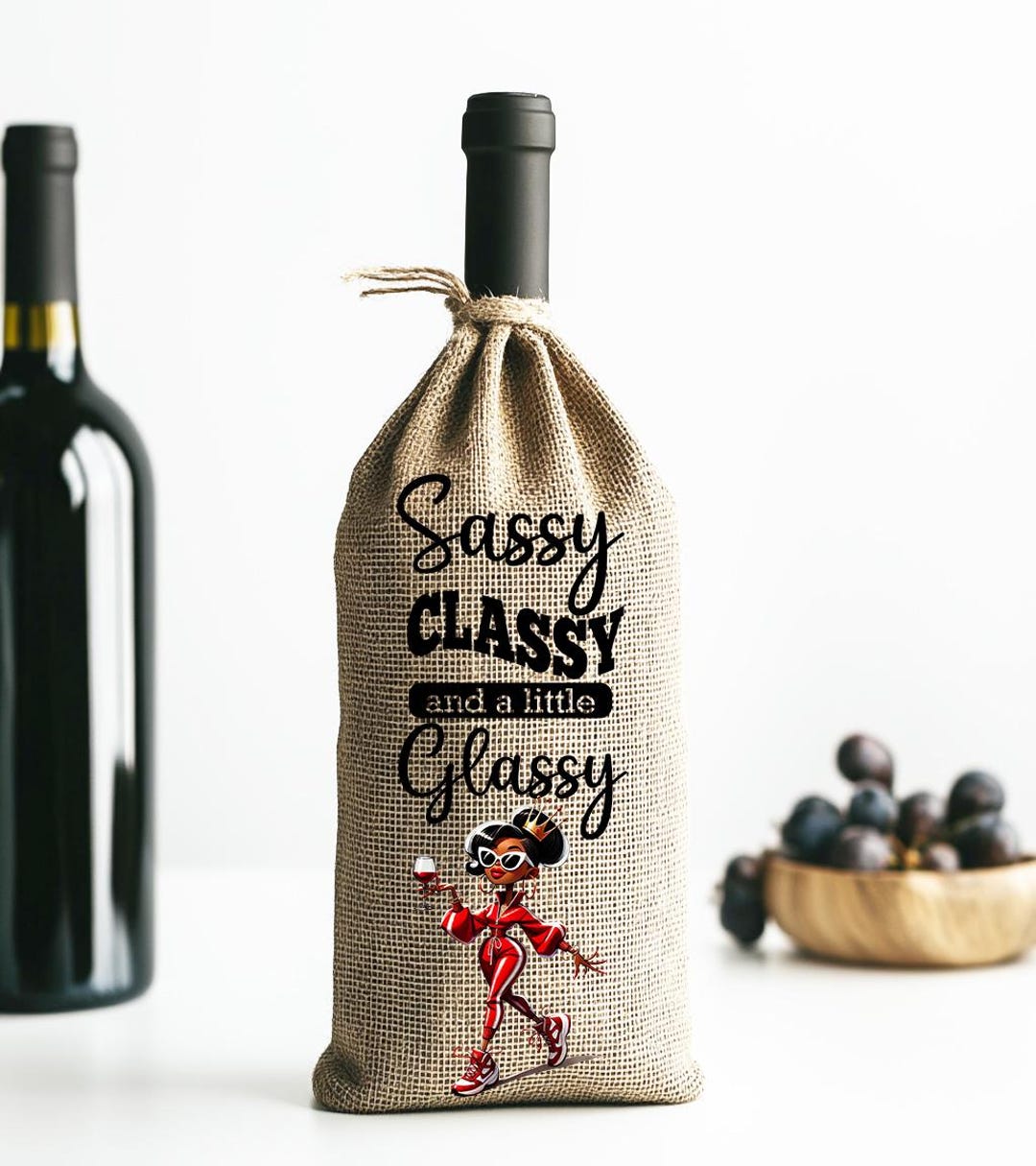 Funny Wine Quote PNG: Sassy Classy Glassy Wine Tote Design (digital Download) - Etsy