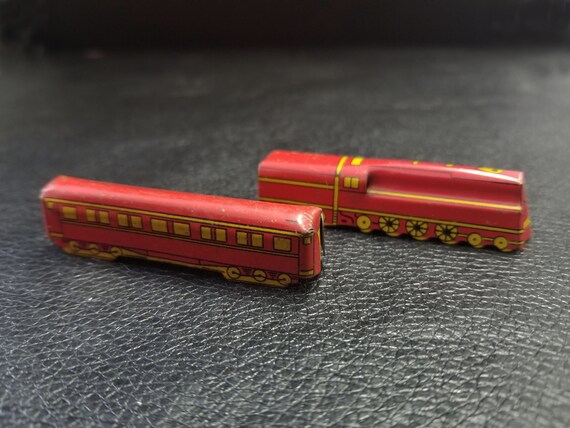 Cracker Jack Train 1931 Tin Lithograph Steamliner and Pullman - Etsy