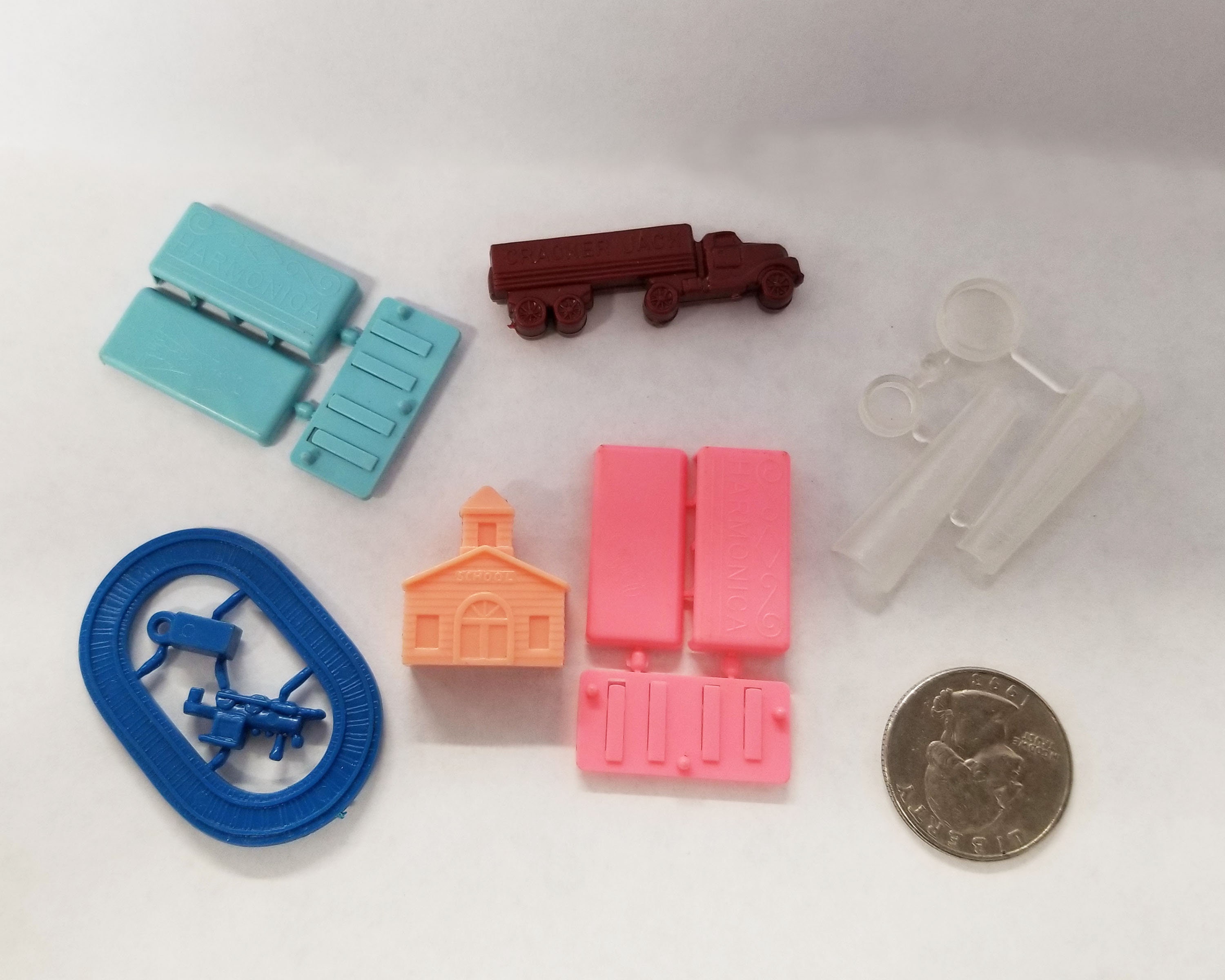 Cracker Jack Prizes Vintage 1960s Put Together or Snap Together Toys ...