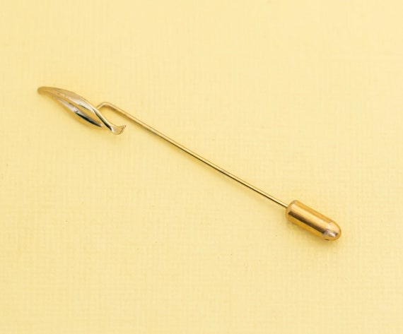 Vintage Leaf Stick Pin I23 - Etsy