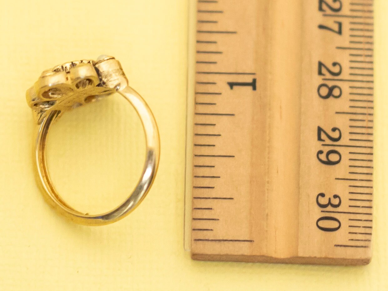 Vintage Green Jewel Ring Size 7 1/2, Avon, I25 - Etsy