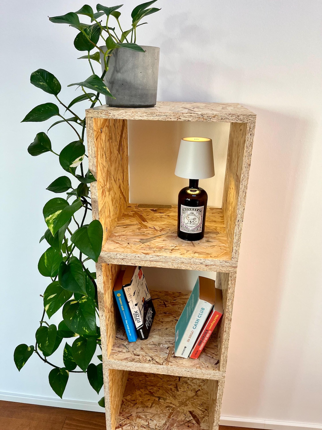 Modular Shelf Cube Made of OSB Wood Panels Minimalist Industrial Look - Etsy UK