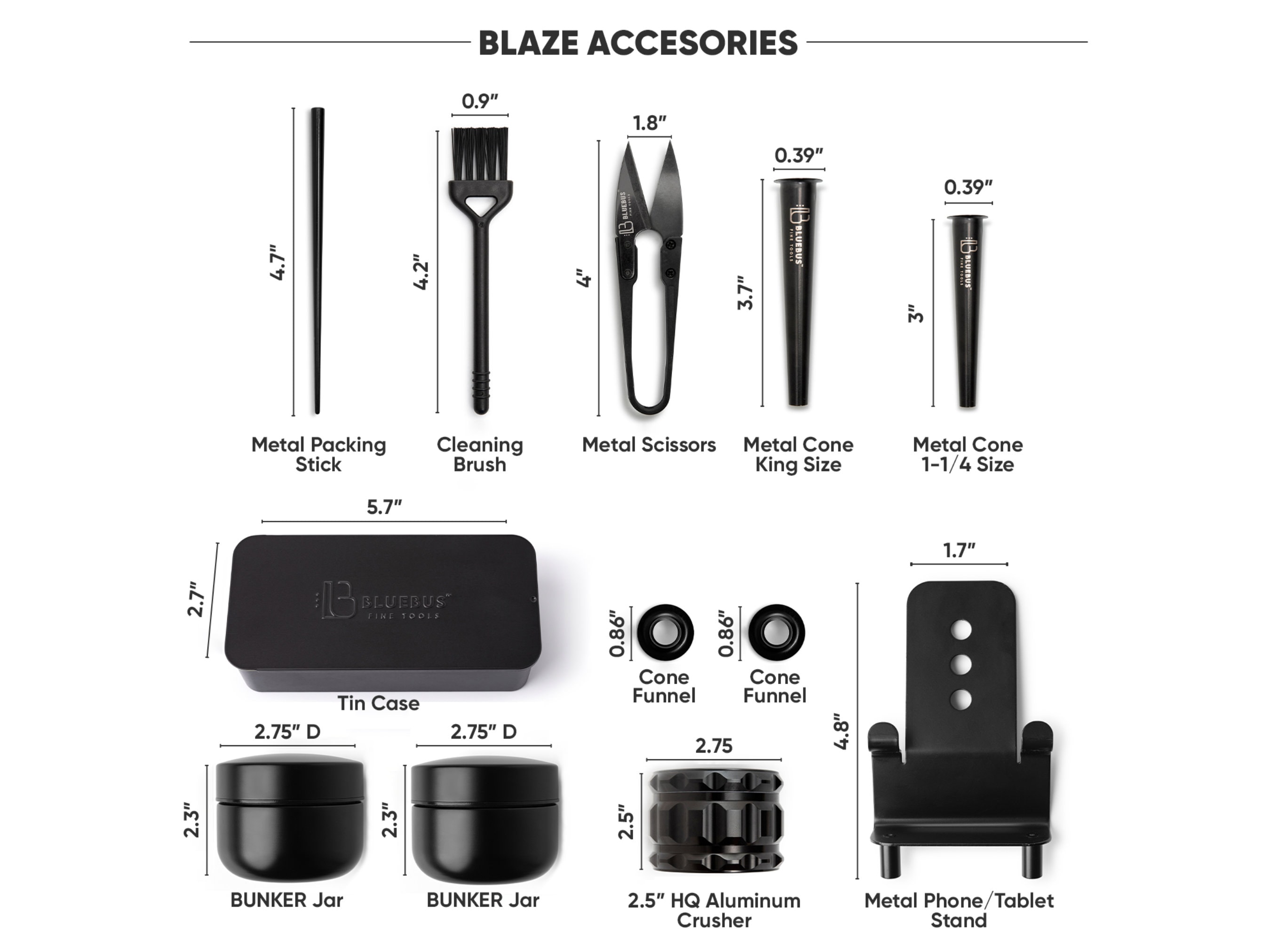 BLAZE Wooden Rolling Tray Set With Carry Case Grinder Brush - Etsy