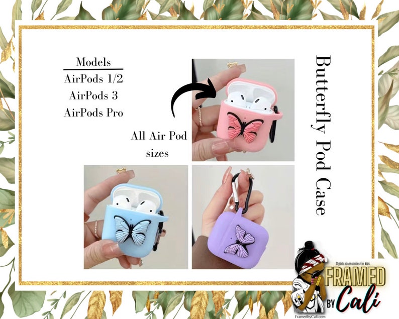Butterfly Air Pod Case - Etsy