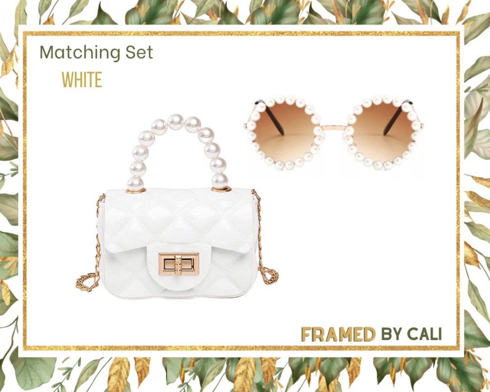 Matching Purse and Sunglasses Set for Kids Christmas Gift Set for Girls ...