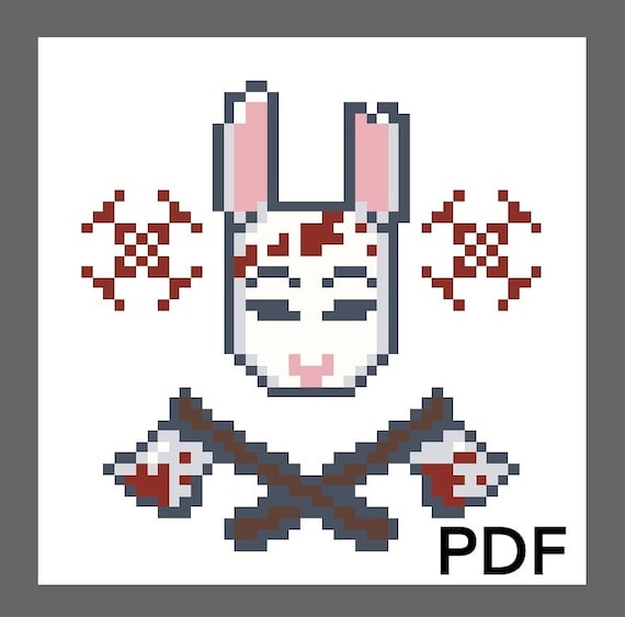 Dead by Daylight Easy Huntress Cross Stitch Pattern PDF | Etsy