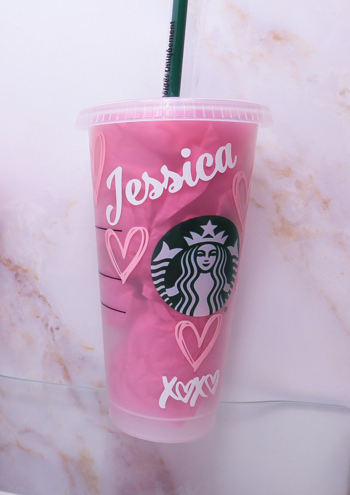 STARBUCKS VENTI Love Gift Starbucks Cup Gift for Her Gift Cold Cup ...
